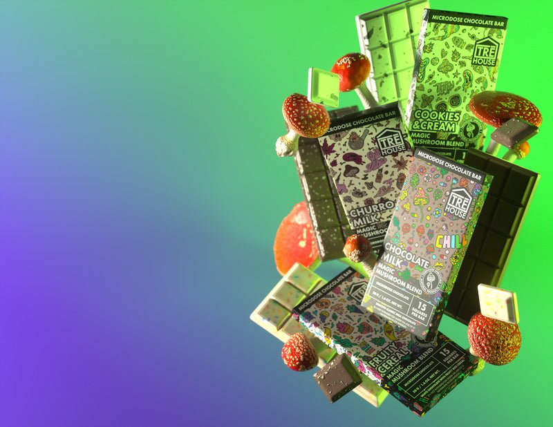 Tre House Magic Mushroom Microdose Chocolate Bars – My Legal Shrooms